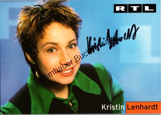 ORIGINAL AUTOGRAMM KRISTIN Lenhardt /// Autograph signiert signed ...