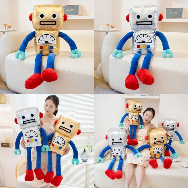 CARTOON ROBOT PLUSH Toy With Pp Cotton Filling For Kids Comfort And ...