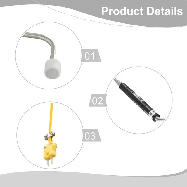 THERMOCOUPLE TYPE K - Sonde de Temp??rature de Surface - Capteur 500??C pour The EUR 20,75 ...