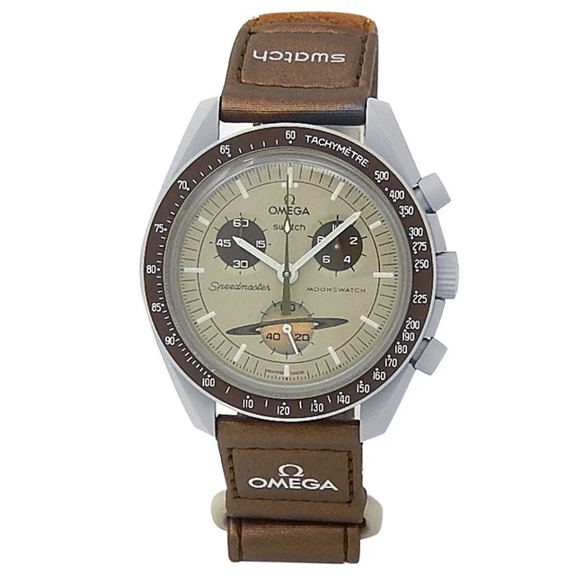 OMEGA X SWATCH Speedmaster MoonSwatch Mission to Saturn Bioceramic ...