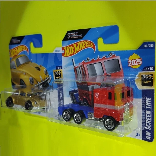 JOB LOT HOT Wheels Transformers Optimus Prime WFT & Bumblebee G1 Gold ...