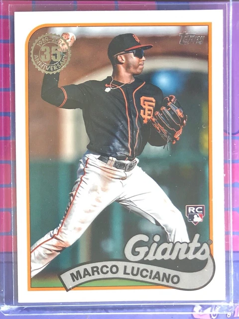 2024 TOPPS SERIES 1 1989 35th Anniversary RC #89B-11 Marco Luciano Rookie Giants EUR 1,06 ...