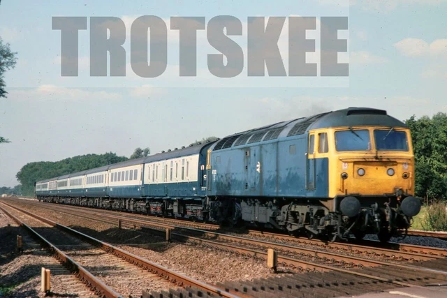 35MM SLIDE BR British Rail Diesel Loco Class 47 47522 Helpston 1981 ...