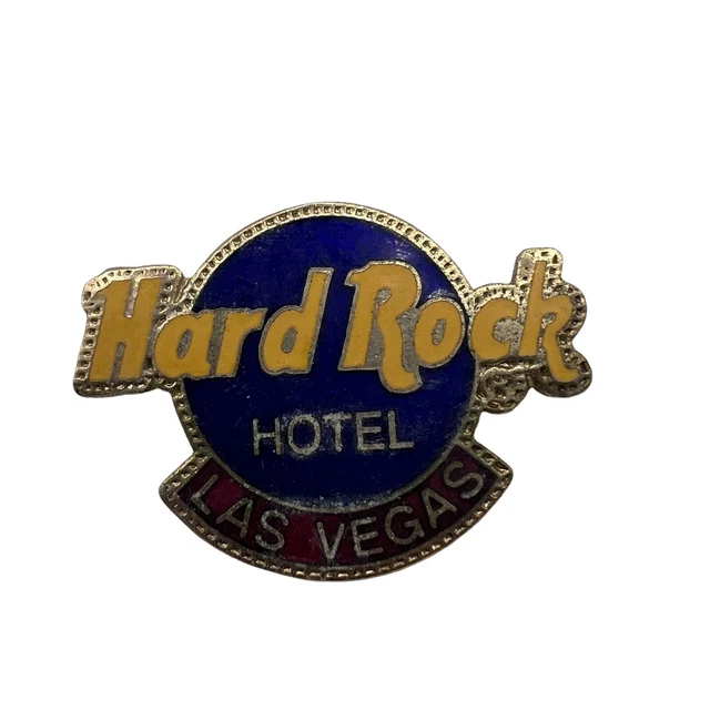 VINTAGE CLASSIC LOGO Hard Rock Hotel Collectible Pin Badge Lapel Jacket ...