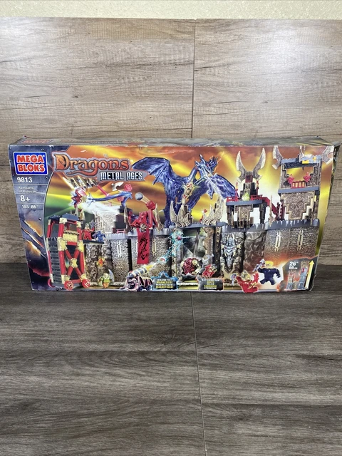 MEGA BLOKS DRAGONS Metal Ages Ramparts of Ryousan 9813 New Open Box £ ...