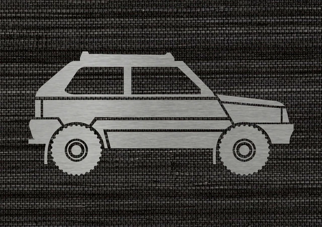 DXF TAGLIO VECTOR FILE CNC PLASMA LASER CUT 3D PRINTING - Fiat Panda ...