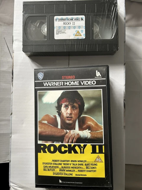 SEALED ROCKY II VHS 1982 Video Large Box Release - Sylvester Stallone £ ...