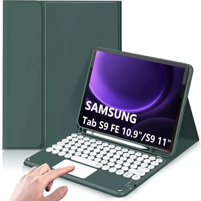 FOR SAMSUNG GALAXY Tab S11/S10 FE/S10 FE 2025 Touchpad Keyboard Case ...