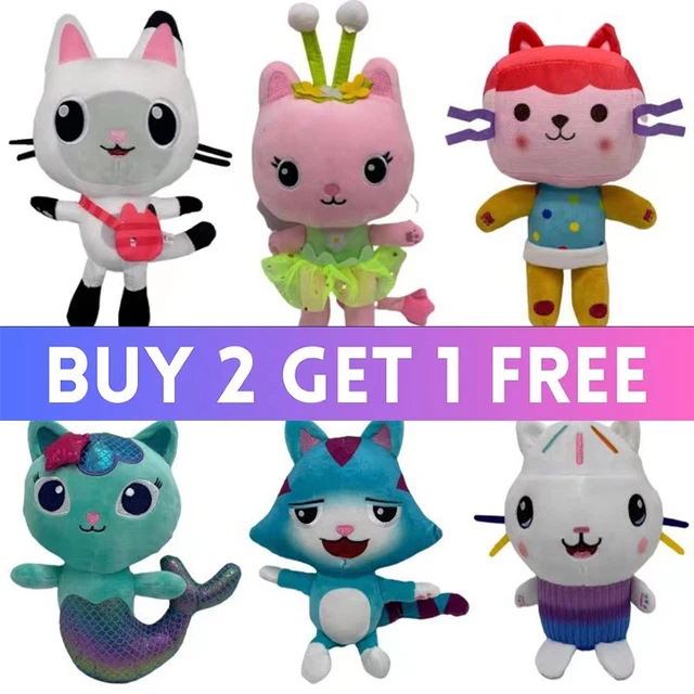 GABBY'S DOLLHOUSE PANDY Paws Cute Cat Plush Doll Soft Stuffed Toy Kids ...
