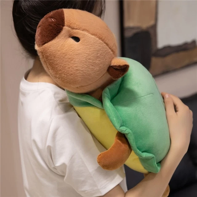 CREATIVE TURTLE SHAPED Capybara Cartoon Detachable Plush Toy Pillow For ...