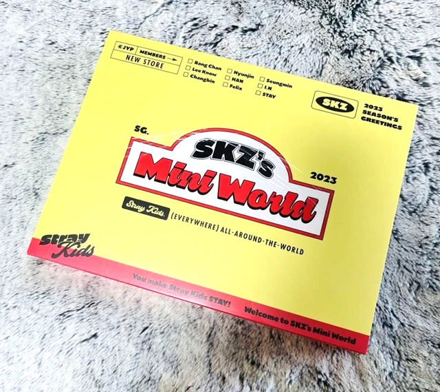 STRAY KIDS SKZ'S Mini World 2023 SEASON'S GREETING NEW SEALED WITH BOX ...
