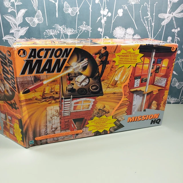 ACTION MAN HASBRO Mission Control HQ Headquarters Playset 2000 MINT £99 ...