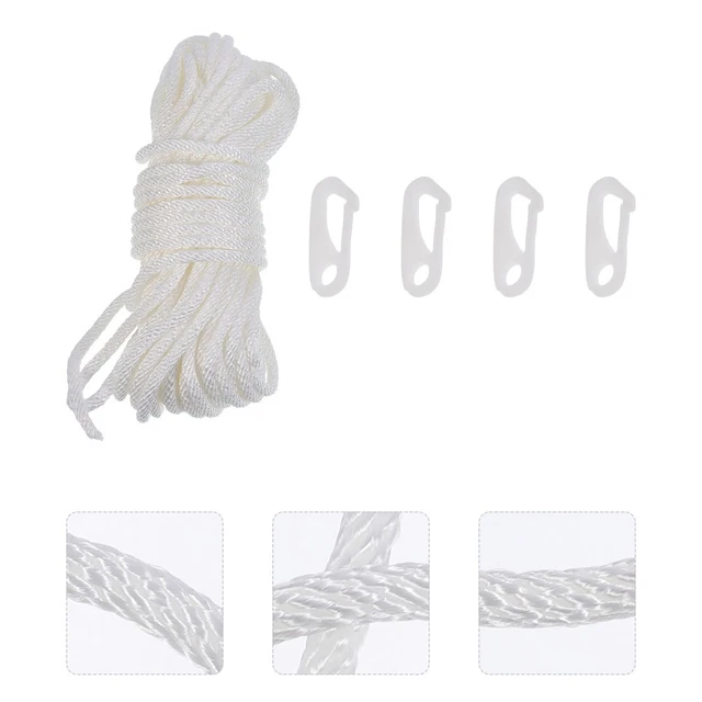 6MM DIAMETER FLAGPOLE Lifting Rope Flag Halyard Nylon Rope Flagpole ...