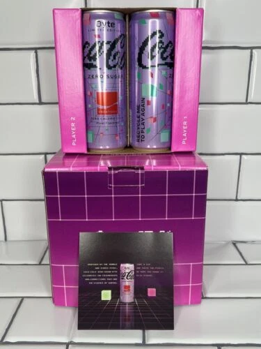 COCA-COLA ZERO SUGAR Byte Pixel Flavored Limited Edition Specialty Box ...