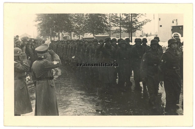 ORIG. FOTO GENERAL Wilhelm ADAM Gebirgsjäger Vereidigung Kaserne ...