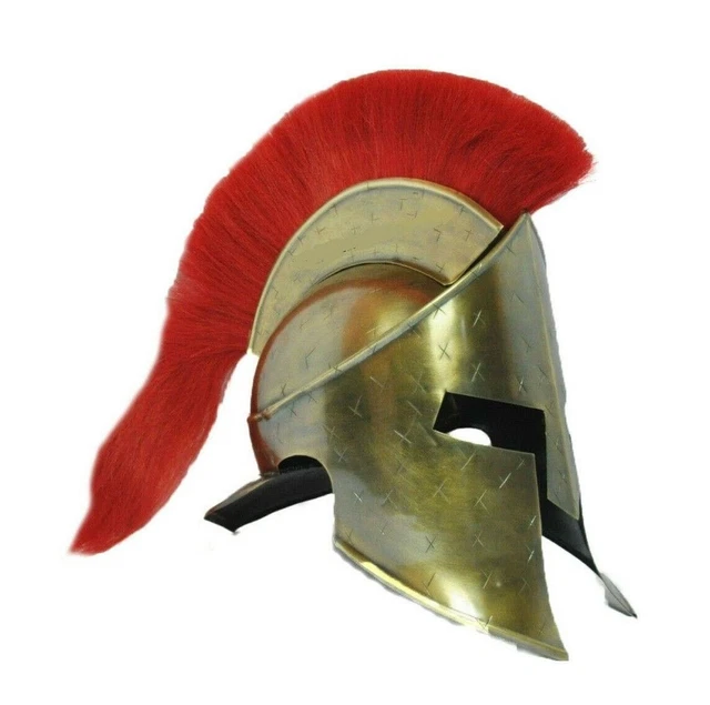 MEDIEVAL LEONIDAS HELMET Armor Greek Historical Helmet SCA LARP Warrior ...