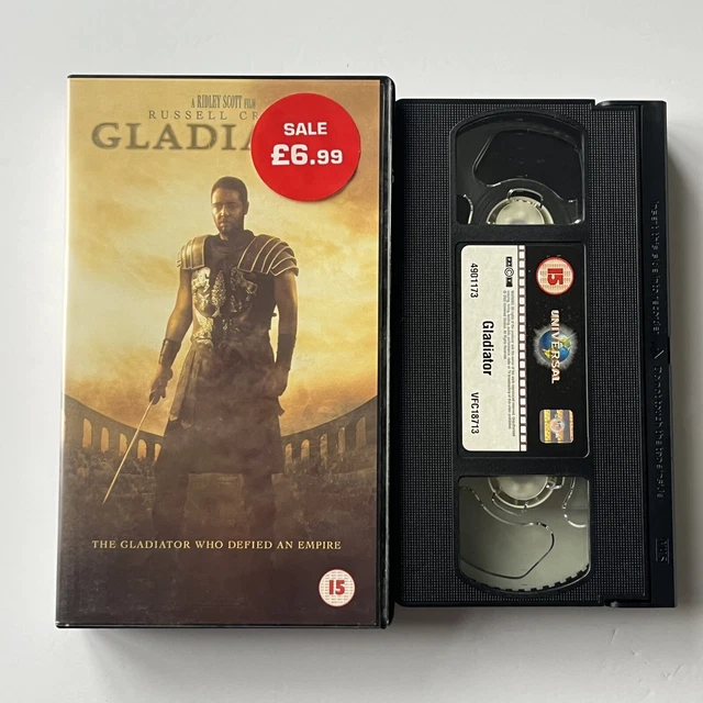 GLADIATOR (2000) - Ridley Scott - Russell Crowe - Joaquin Phoenix - VHS ...