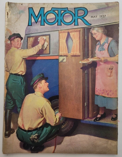 VTG MOTOR THE Automotive Business Magazine MAY 1937 - GOOD OVERALL COND ...