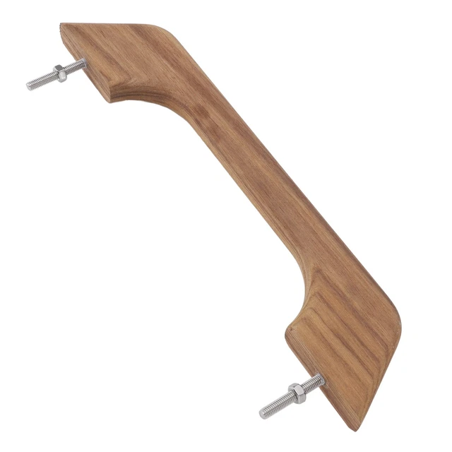 TEAK HANDRAIL 12 Inch Single Loop Handle Ergonomic Weather Resistant ...