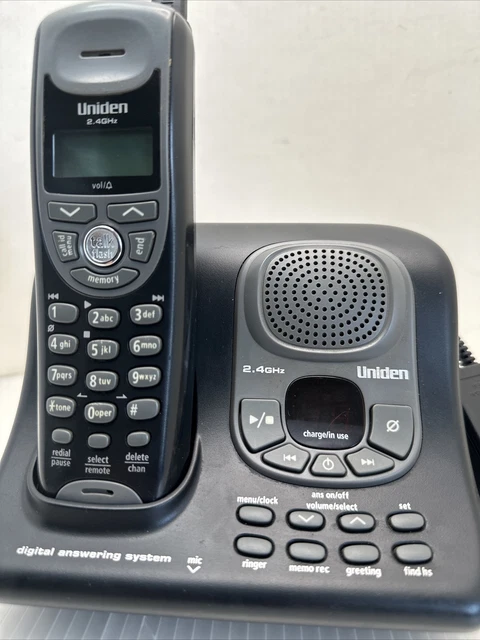 UNIDEN DIGITAL CORDLESS Telephone And Answering System $16.00 - PicClick CA