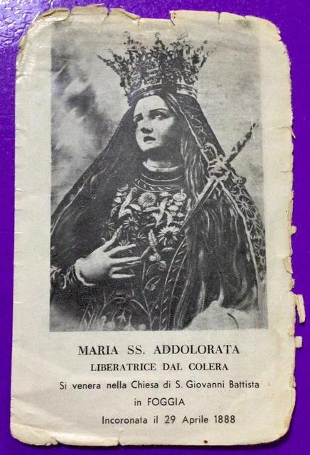 SANTINO HOLY CARD , Maria Ss. Jesus Mater Dolorosa Religion -rif. 7818 ...