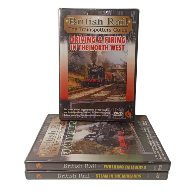 BRITISH RAIL TRAINSPOTTERS Guide (3) DVD Steam Midlands Railways North ...