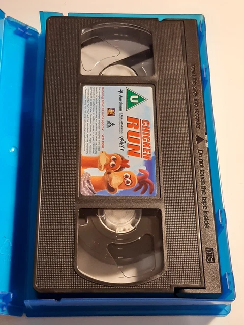 CHICKEN RUN VHS VIDEO - Aardman - Pathe - Dreamworks - 2000 U class ...