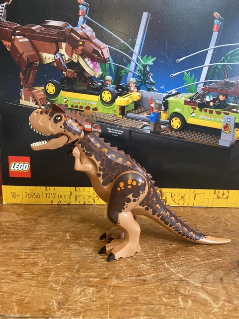 LEGO JURASSIC WORLD T-REX CARNOTAURUS DINOSAUR MINIFIGURE Figure 75929 ...