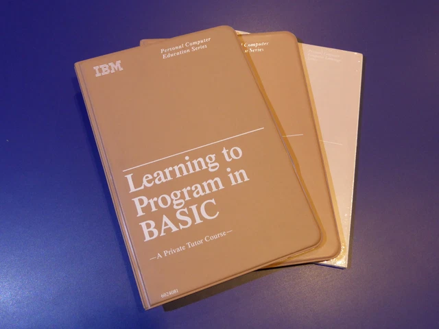 IBM PC FAMILY - Learning to Program in BASIC, Typing Tutor, DOS User's ...