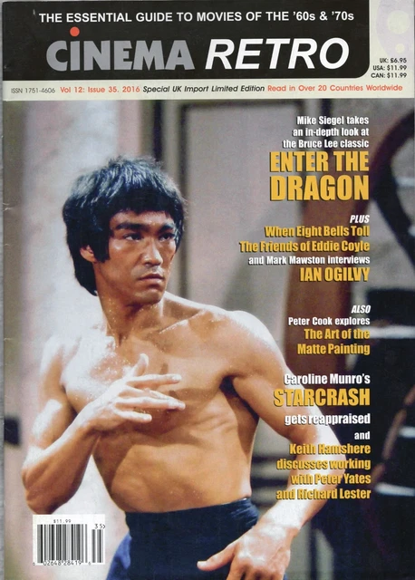 CINEMA RETRO MAGAZINE: #35, 2016 - Starcrash, Enter the Dragon, Ian ...
