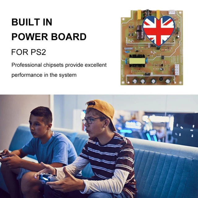 POWER SUPPLY BOARD Power Adapter for PS2 Fat Console (for PS2-35008) £ ...