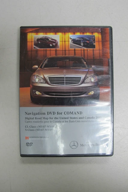 MERCEDES-BENZ NAVIGATION DVD for COMAND Road Map USA CANADA 2011 CL & S ...