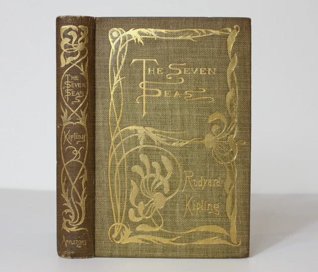 THE SEVEN SEAS by Rudyard Kipling. Appleton 1897 £16.15 - PicClick UK