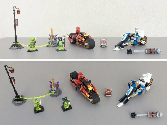 LEGO NINJAGO - 70667 - Kai's Blade Cycle & Zane's Snowmobile - SET EUR ...