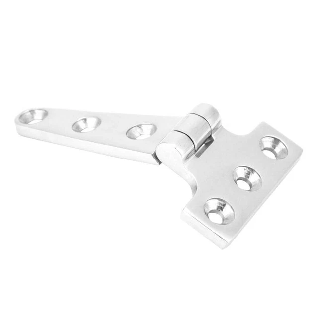 STAINLESS STEEL 100MM T Type Hinge 4.8mm Thickness Cabinet Gate Hinges ...