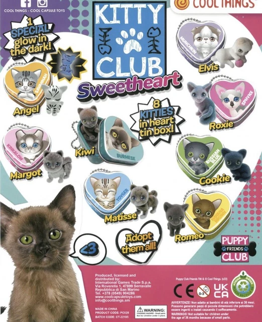 KITTY CLUB SWEETHEART mini figures in tins Set Of 8 NEW £16.00 ...