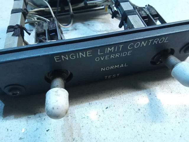 BOEING 747 COCKPIT Control Panel. (Engine Limiter) £50.00 - PicClick UK