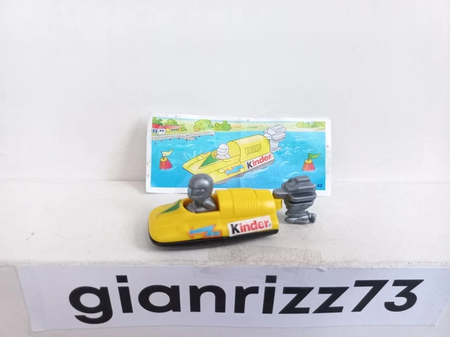 KINDER FERRERO SORPRESINE Motoscafo K95/49 Con Cartina EUR 2,00 - PicClick IT