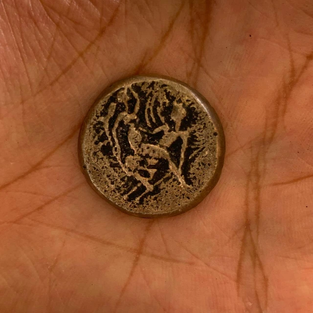 ROMAN SPINTRIA BROTHEL Entry Token Coin Caligula Number 15 Rare Ancient ...