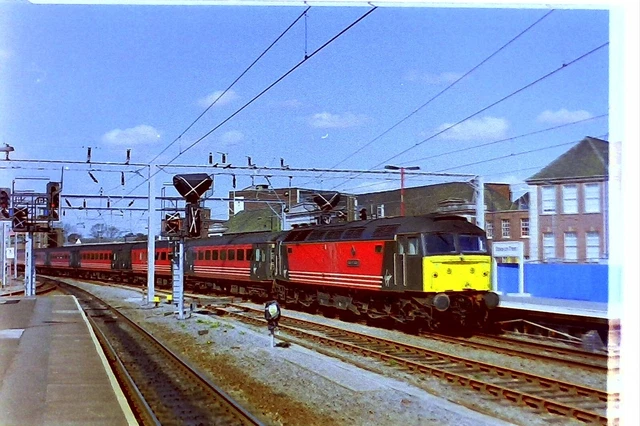 35MM RAILWAY COLOUR Negative Class 47 805 at Stoke on Trent £0.50 ...