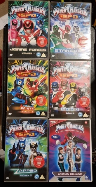 POWER RANGERS S.P.D. - Complete Vol.1-5 + Mission Training (DVD, 2006 ...