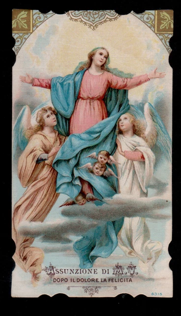 ANTICO SANTINO HOLY Card MADONNA DELL'ASSUNTA N°1 CROMO EUR 6,50 ...