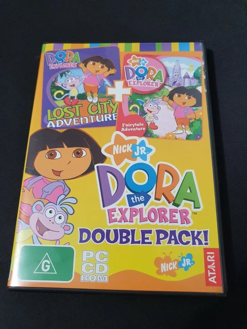 NICKELODEON NICK JR Dora The Explorer Double Pack Atari PC CD Video ...