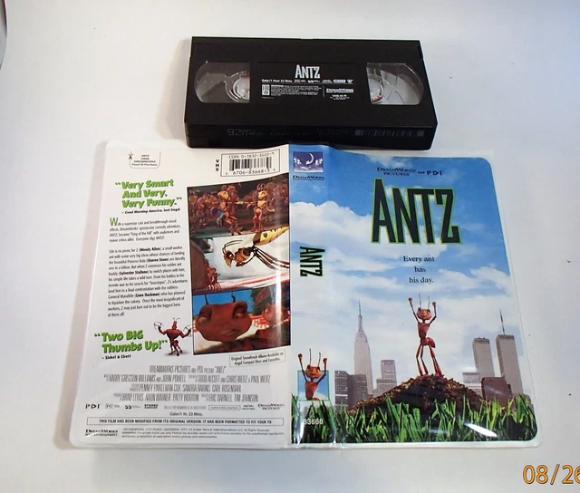 ANTZ (VHS #83668, 1999) children kids movie Dreamworks £6.36 - PicClick UK