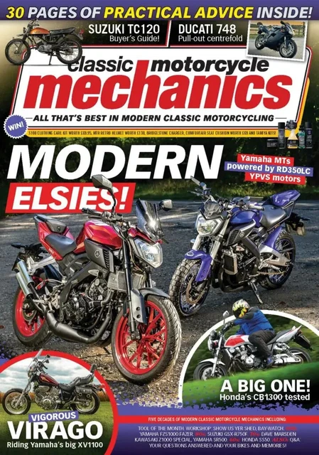 CLASSIC MOTORCYCLE MECHANICS UK April 2025 CB1300 XV1100 TC120 DUCATI ...
