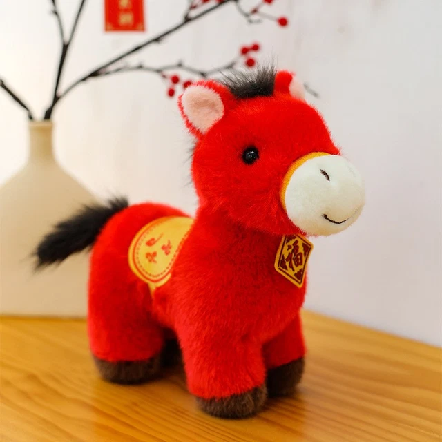 YEAR OF THE Horse Plush Toy With Pp Cotton For Company Events And ...