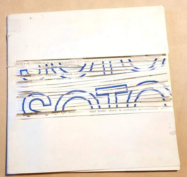 CATALOGUE EXPOSITION SOTO. De l'art optique à cinétique GALERIE DENISE ...