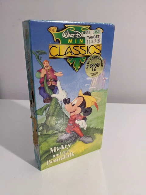 WALT DISNEY MINI Classics Mickey and the Beanstalk 1991 VHS- FACTORY ...