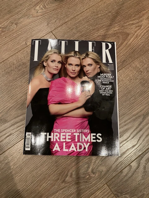 TATLER MAGAZINE: SPENCER Sisters, Tade Ojora, Tory Kemi Badenoch, March 2025 £9.99 - PicClick UK