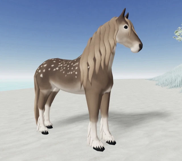 WILD HORSE ISLANDS 🌸 WILD CAUGHT Fawn Frisian Fri Pearl 🌸 WINTER ...